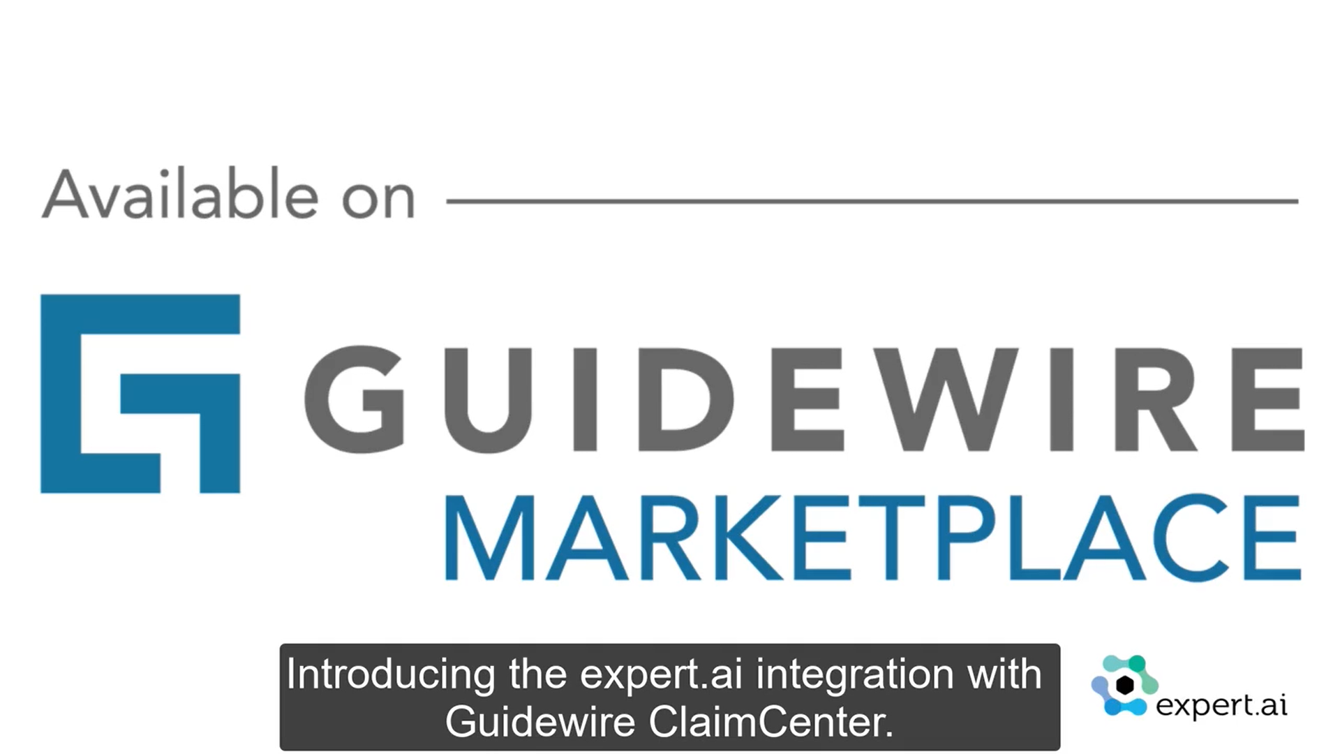 DEMO: Guidewire ClaimCenter Claims Automation with Expert.ai - expert ... DEMO: Guidewire ClaimCenter Claims Automation with Expert.ai - expert ...